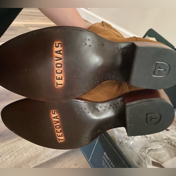Tecovas | Shoes | Nwt Tecovas Johnny Honey Suede Cowboy Boots Mens ...
